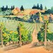 Award Winning Art! - "hillside Vines in Autumn Color" Watercolor ...