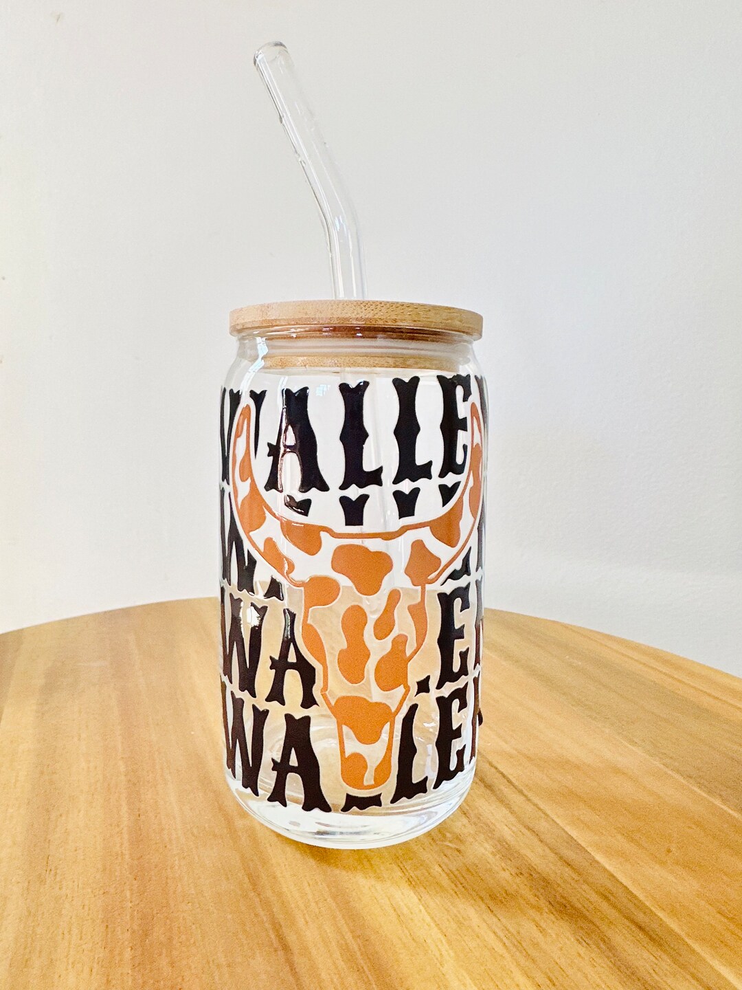 Wallen Glass 16oz Cup, Country Music Cup, Iced Coffee Glass Cup for ...