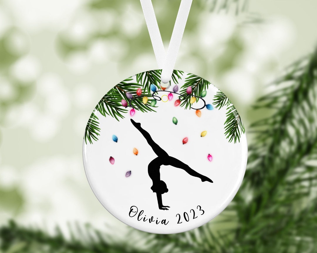 Gymnastics Christmas Ornament Personalized Christmas Gift Gymnastics ...