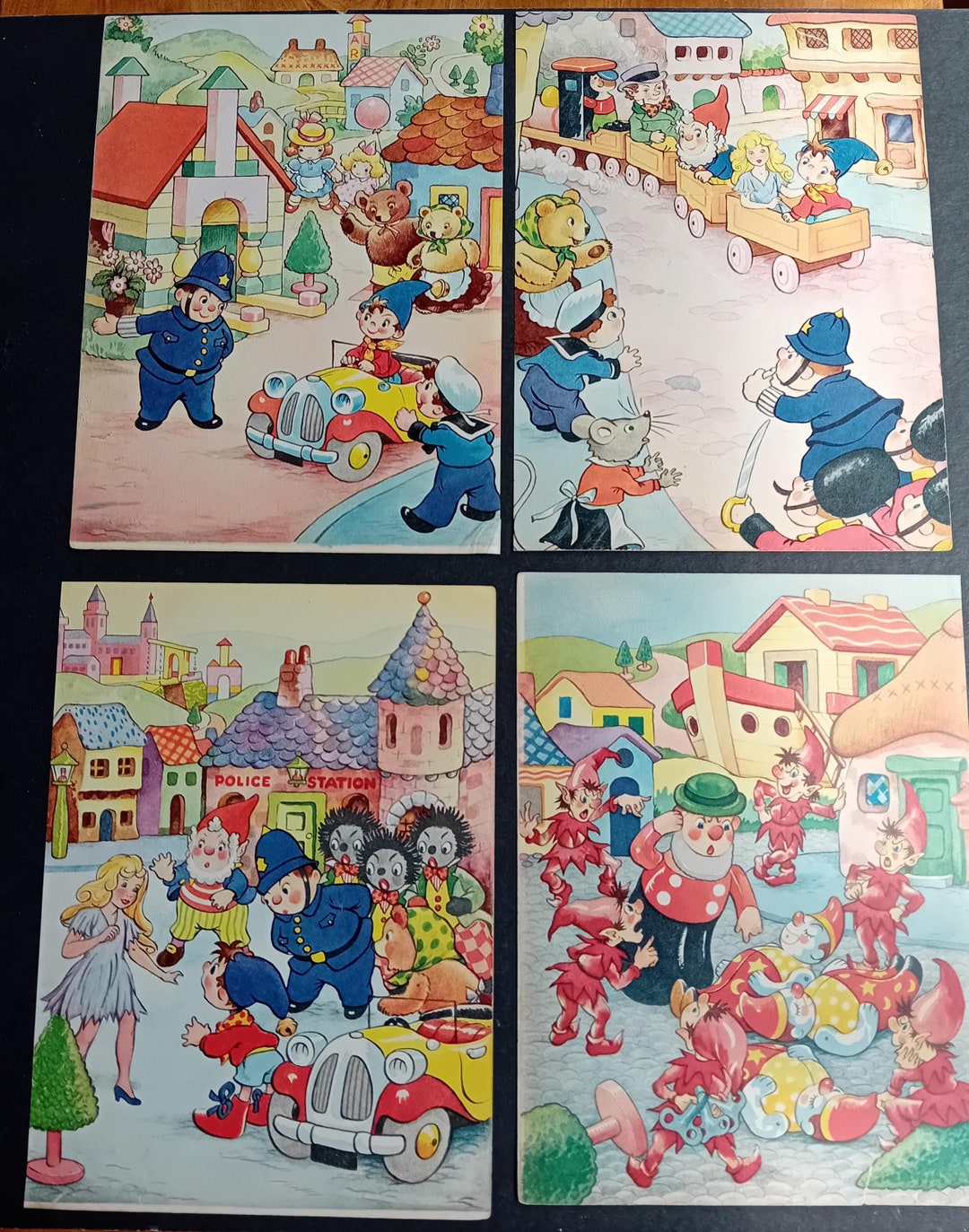16 Noddy in Toyland Pages Enid Blyton Pictures for Scrapbooking ...