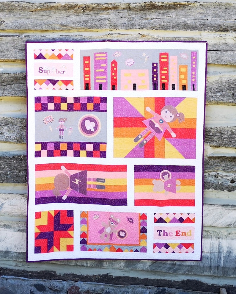 Comic Book Quilt Pattern - Etsy