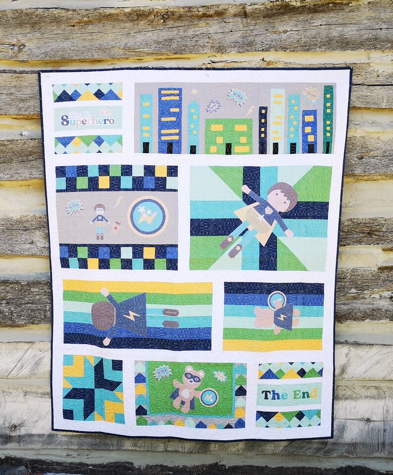 Comic Book Quilt Pattern - Etsy