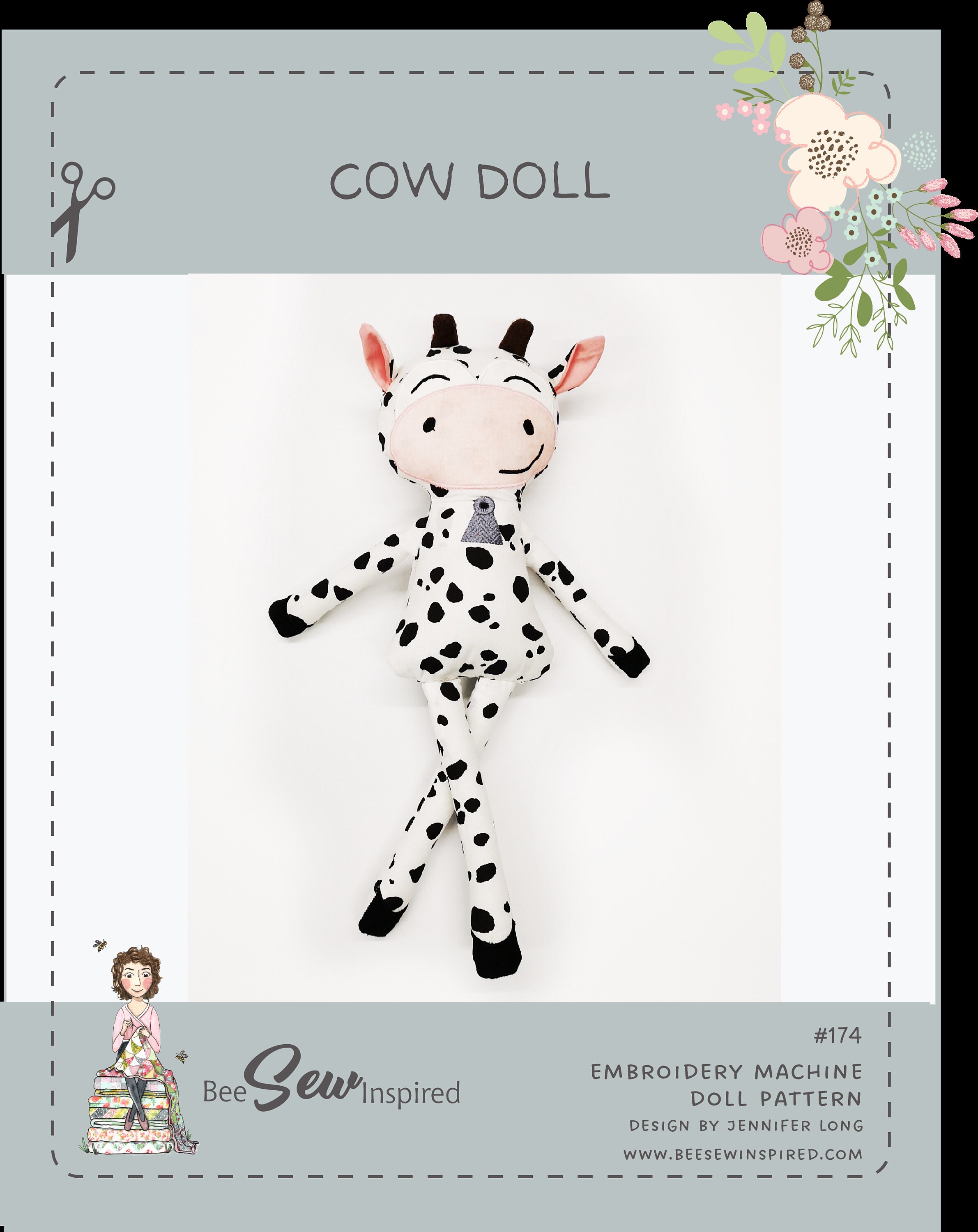Doll Making Hilda the Heffa ~ Whimsical Cow Doll PATTERN KCP114 Home ...