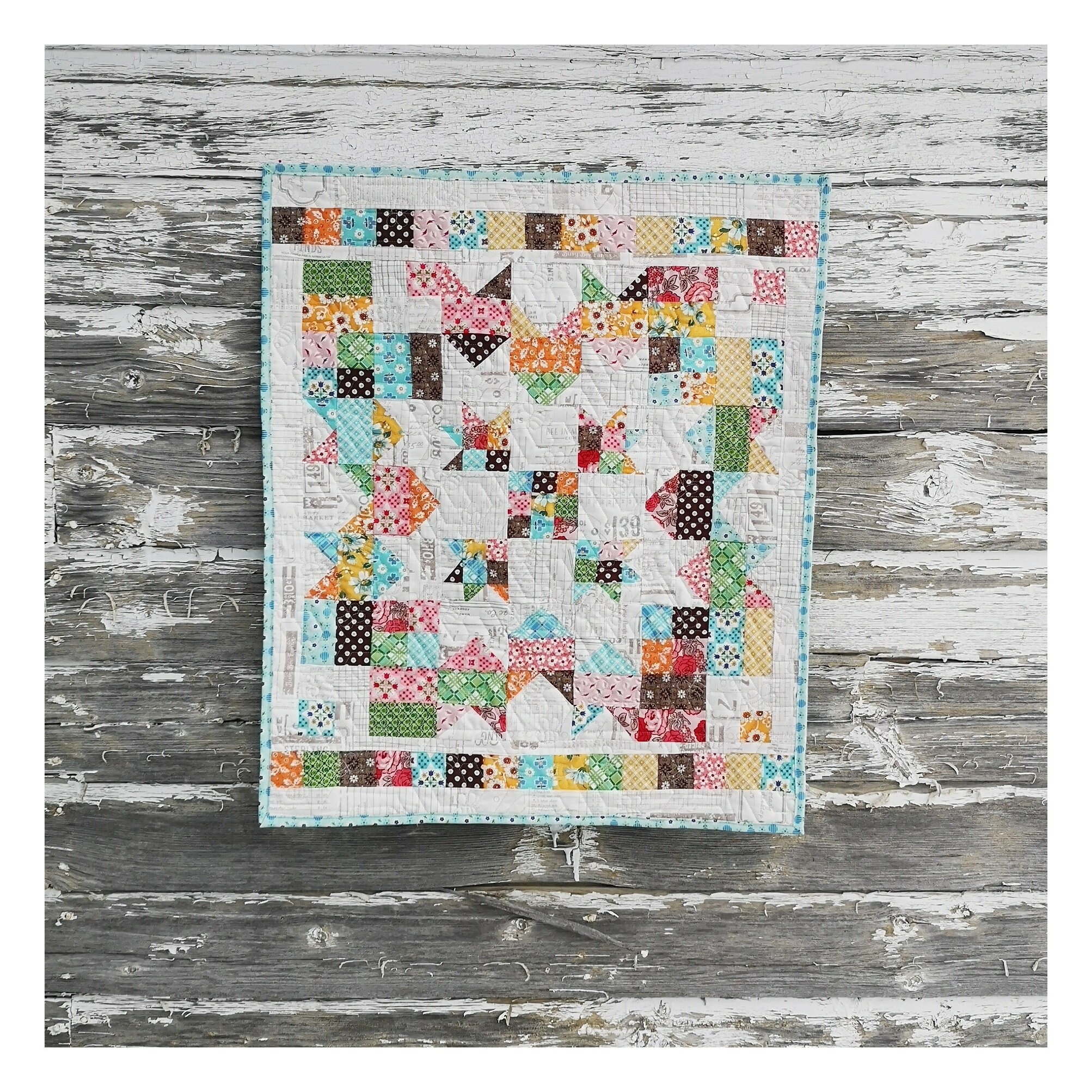 Vintage Exploding Star MINI Quilt Pattern - Etsy