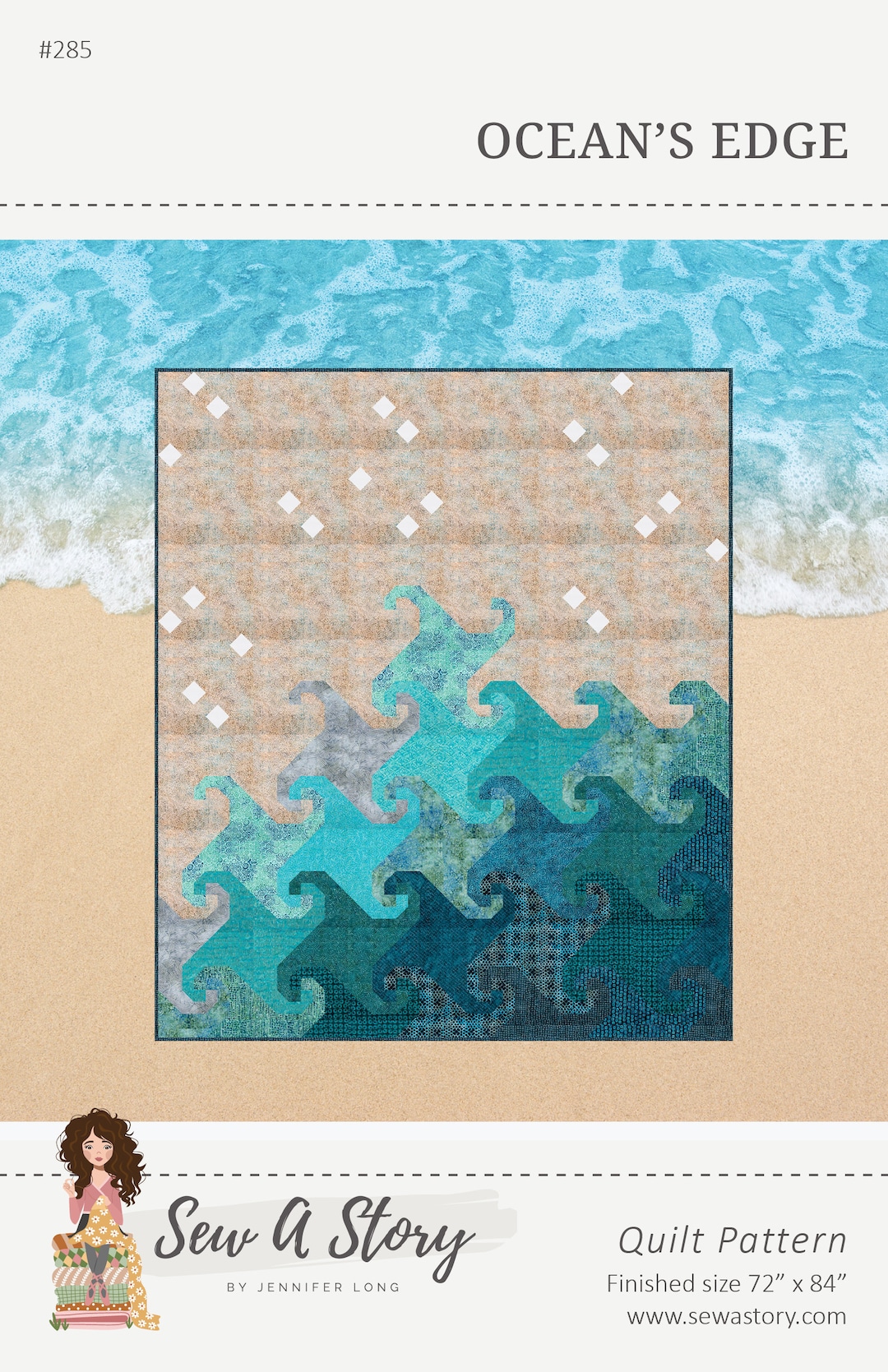 Ocean's Edge Quilt Pattern - Etsy