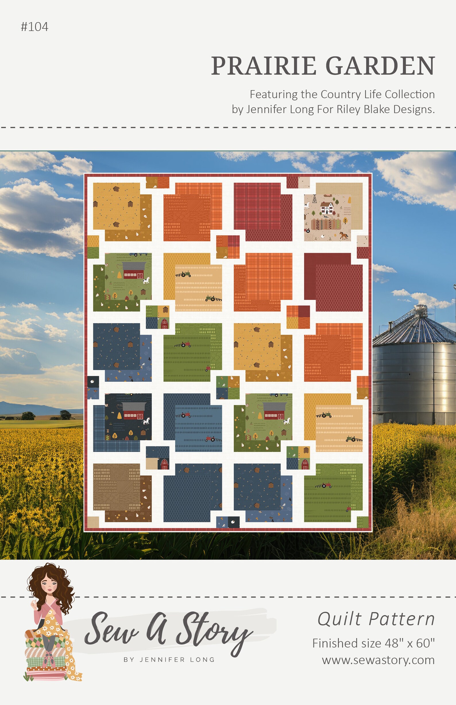 Prairie Garden Quilt Pattern - Etsy