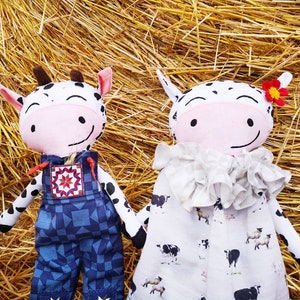 Cow Doll Sewing Pattern - Etsy