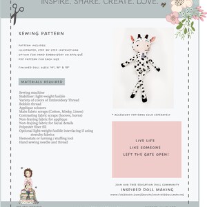 Cow Doll Sewing Pattern - Etsy