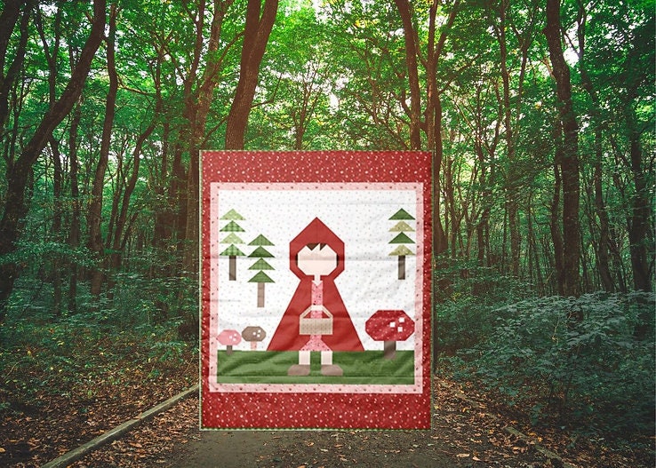 Little Red Quilt Pattern - Etsy