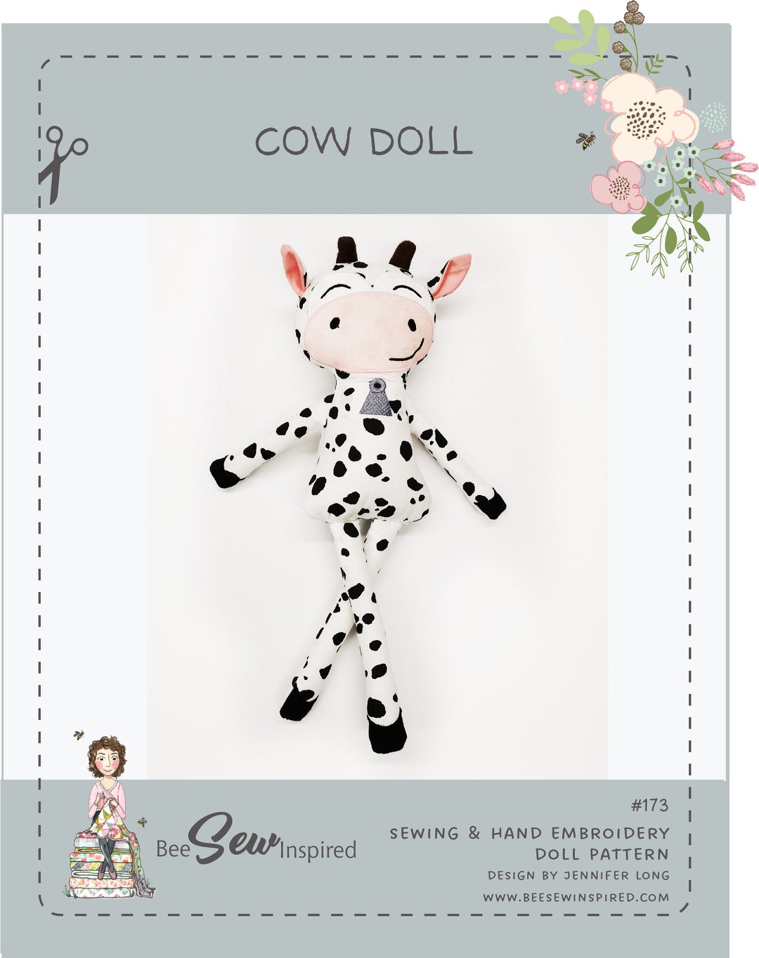Cow Doll Sewing Pattern - Etsy