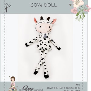Cow Doll Sewing Pattern - Etsy