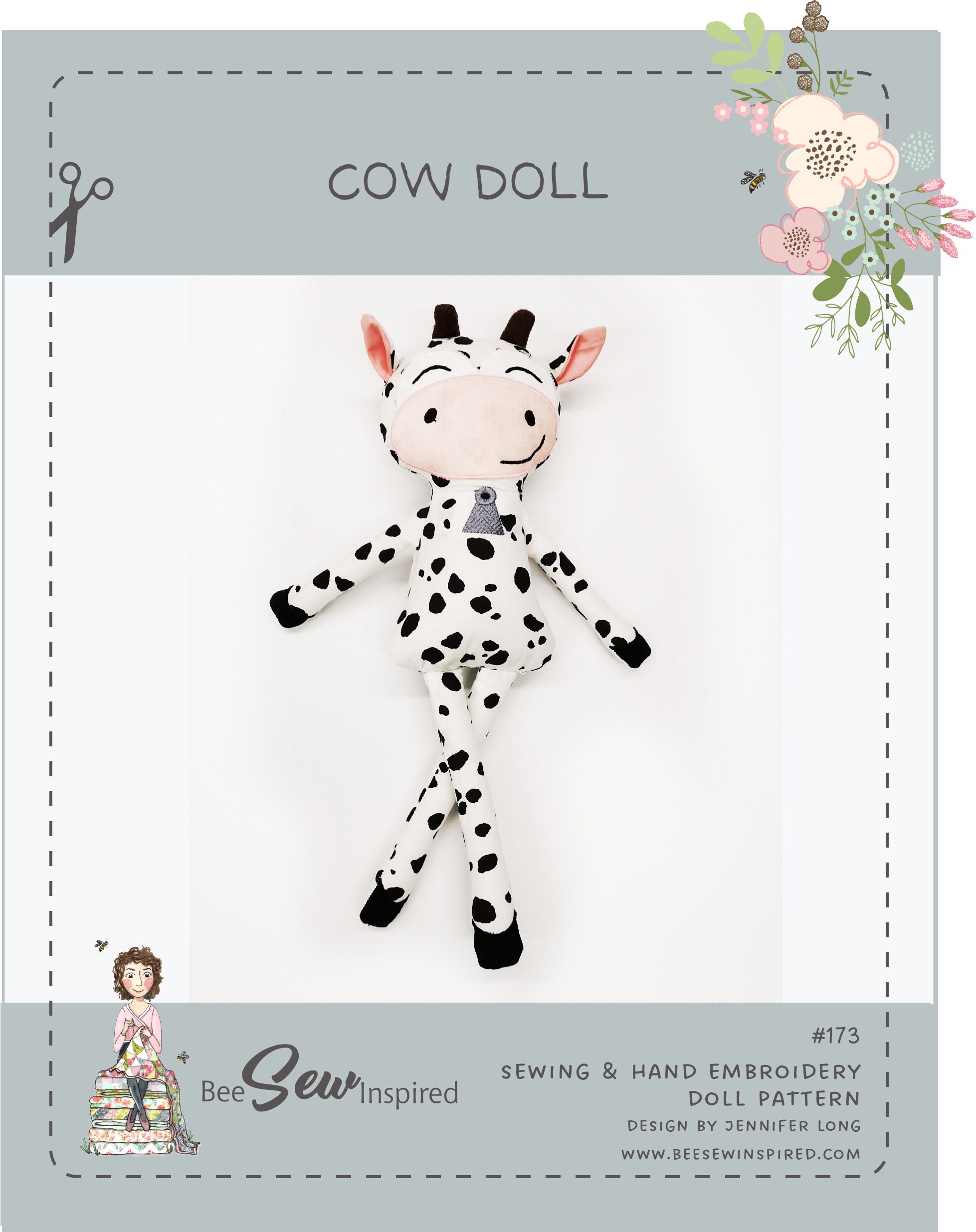Cow Doll Sewing Pattern - Etsy
