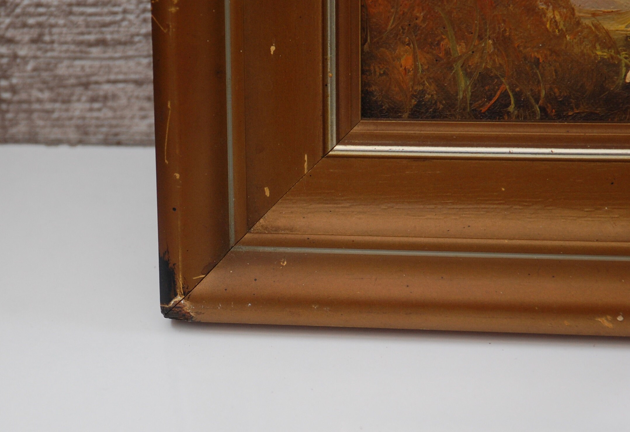 Vintage, Framed Oil on Board Painting by B Groneman. Signed. - Etsy