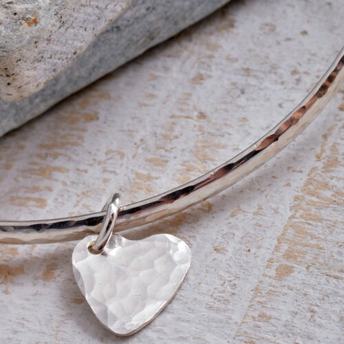 Sterling Silver Handmade Solid Silver D Shaped Inside Profile - Etsy