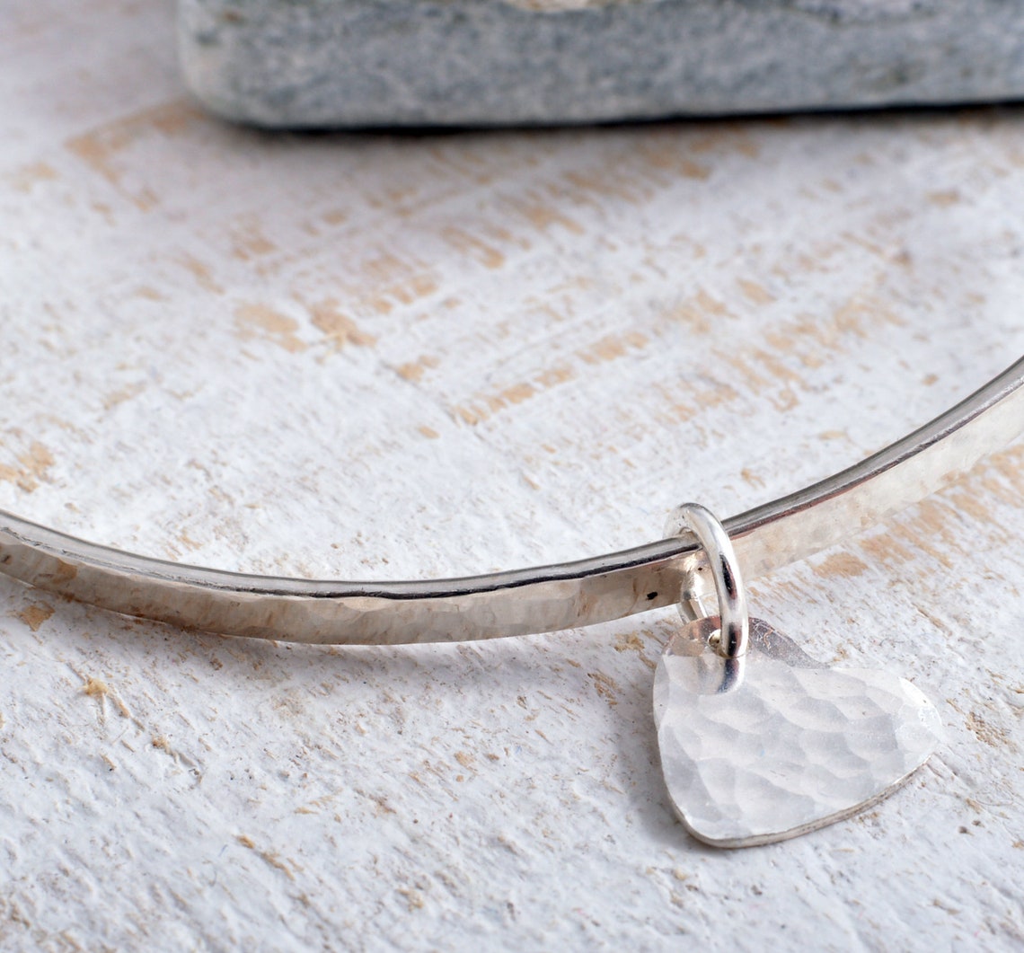 Sterling Silver Handmade Solid Silver D Shaped Inside Profile | Etsy