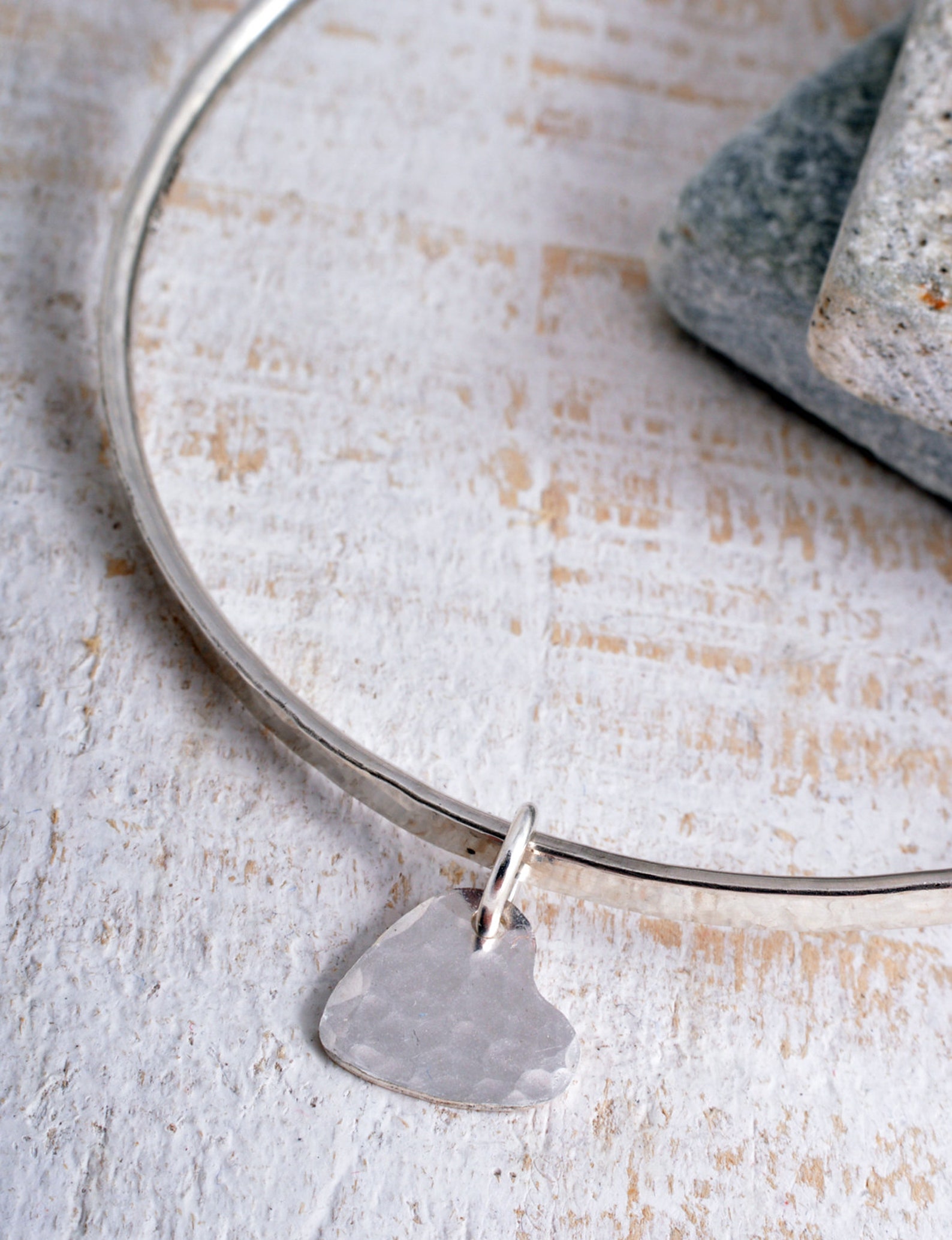 Sterling Silver Handmade Solid Silver D Shaped Inside Profile | Etsy