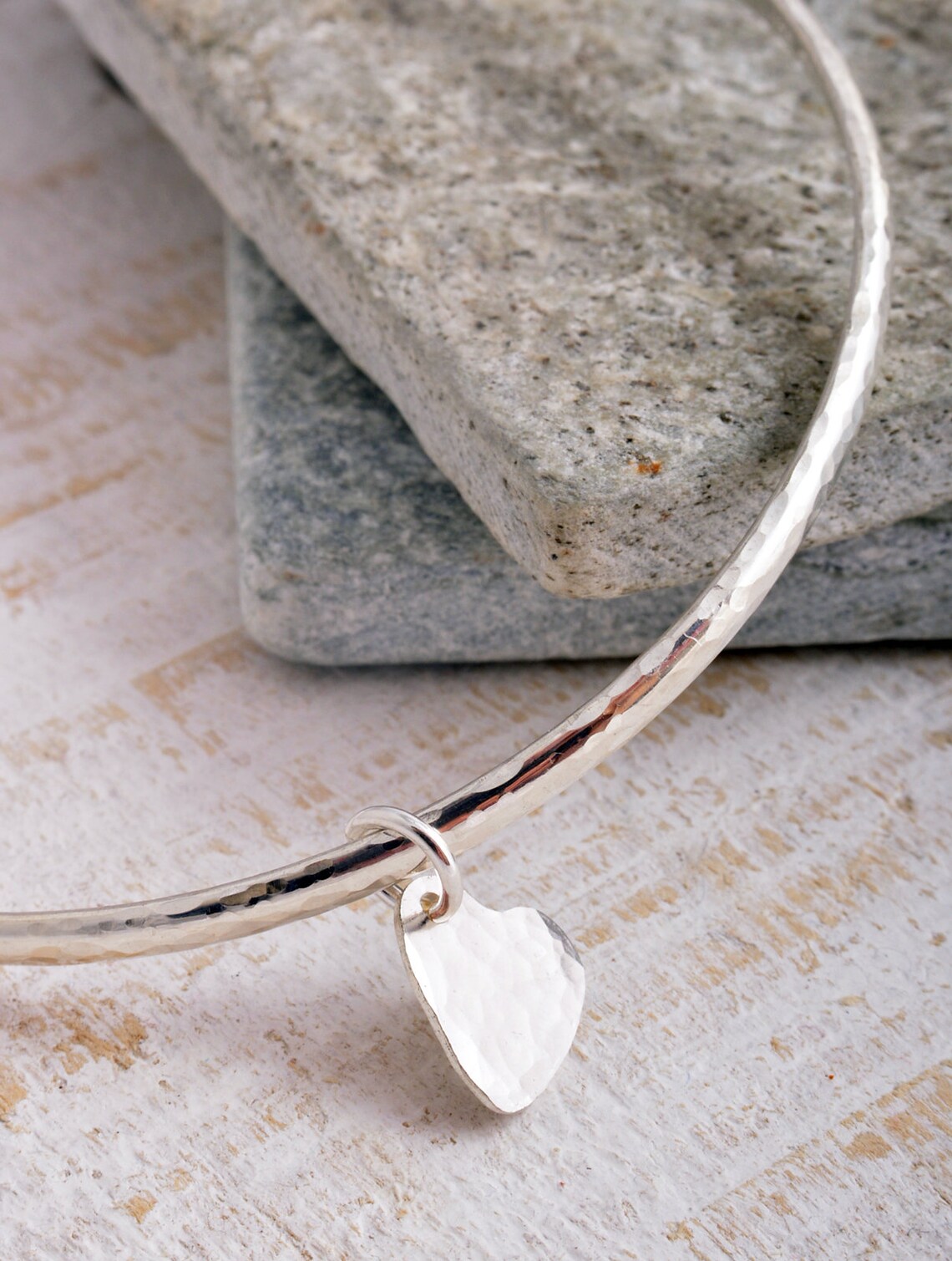 Sterling Silver Handmade Solid Silver D Shaped Outside Profile | Etsy