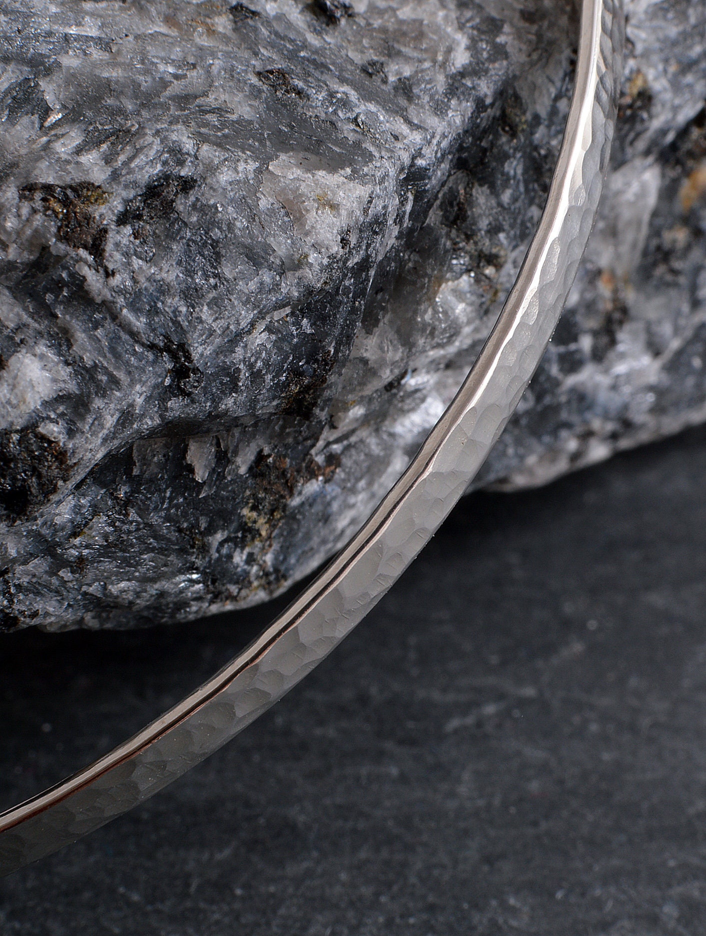 Sterling Silver Handmade Solid Silver 3mm Flat Profile | Etsy