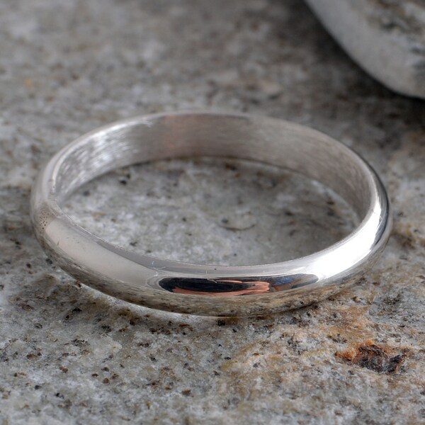Plain Silver Ring - Etsy