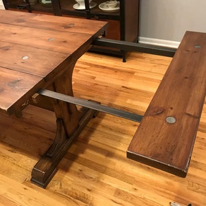 Reclaimed Industrial Modern Farmhouse Extension Table - Etsy