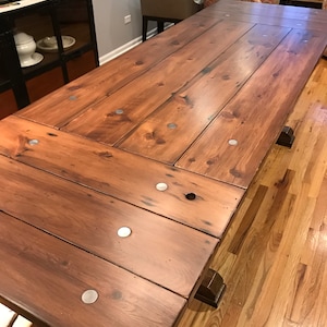 Reclaimed Industrial Modern Farmhouse Extension Table - Etsy