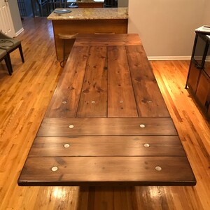 Reclaimed Industrial Modern Farmhouse Extension Table - Etsy