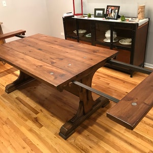 Reclaimed Industrial Modern Farmhouse Extension Table - Etsy