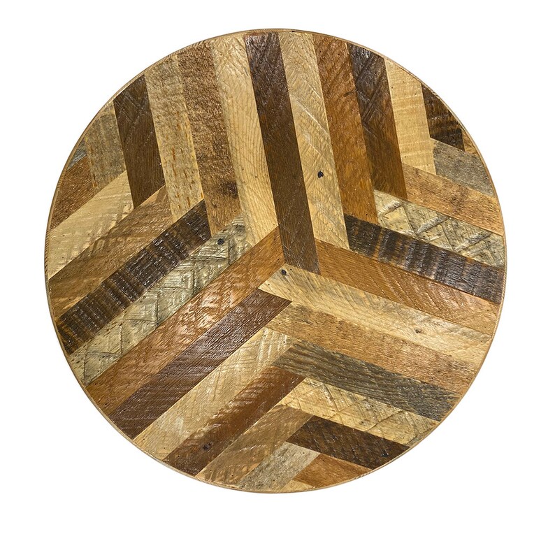 NEW Pathwork Y Reclaimed Wood Side Table Patchwork Y - Etsy