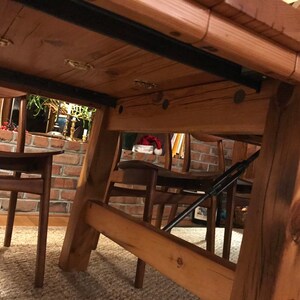 Reclaimed Industrial Turnbuckle Farmhouse Extension Table - Etsy