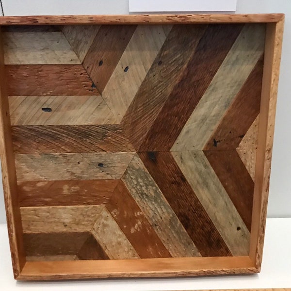 Reclaimed Wood Tray - Etsy