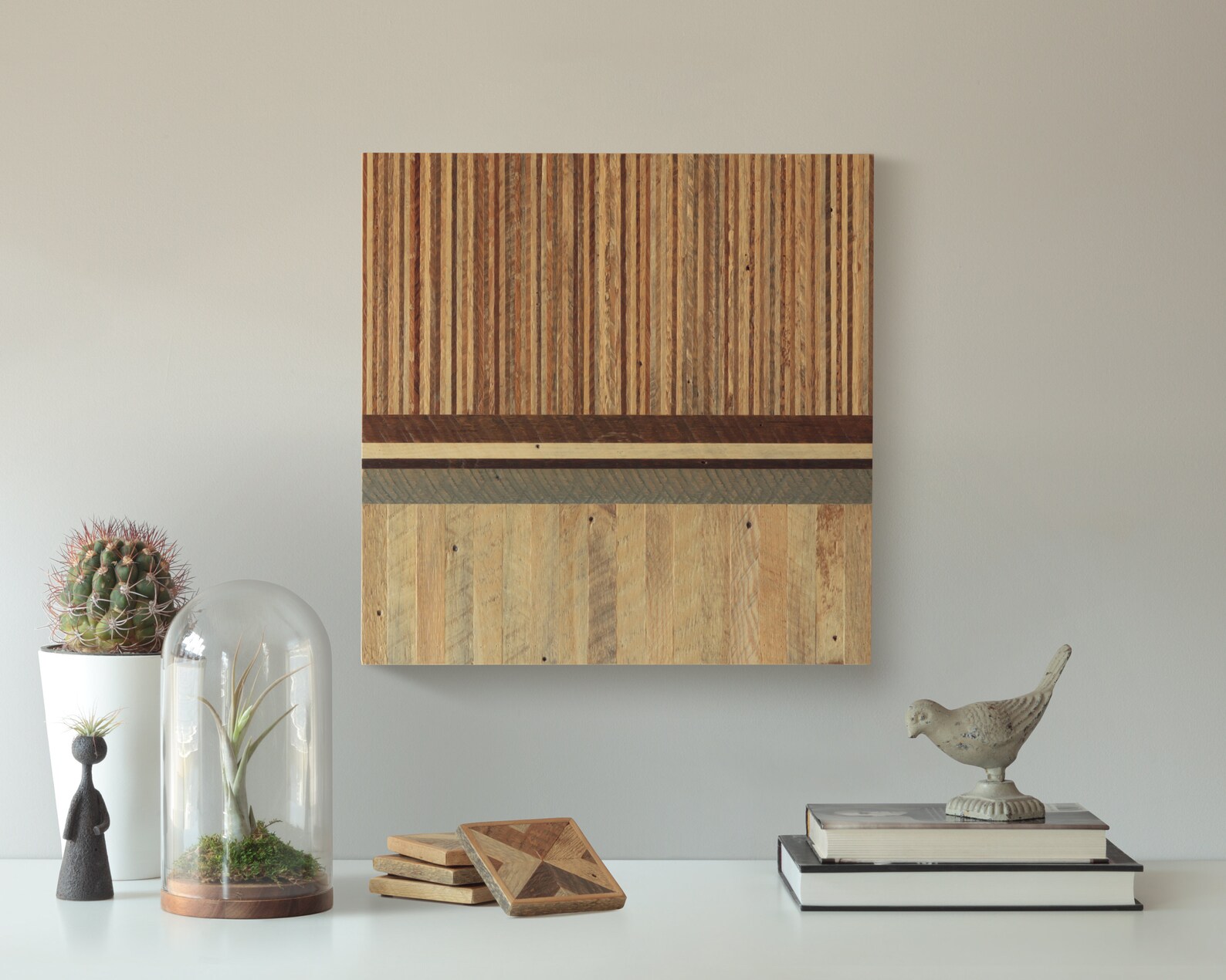 Geometric Wood Wall Art | Modern Pattern Reclaimed Wood - Etsy