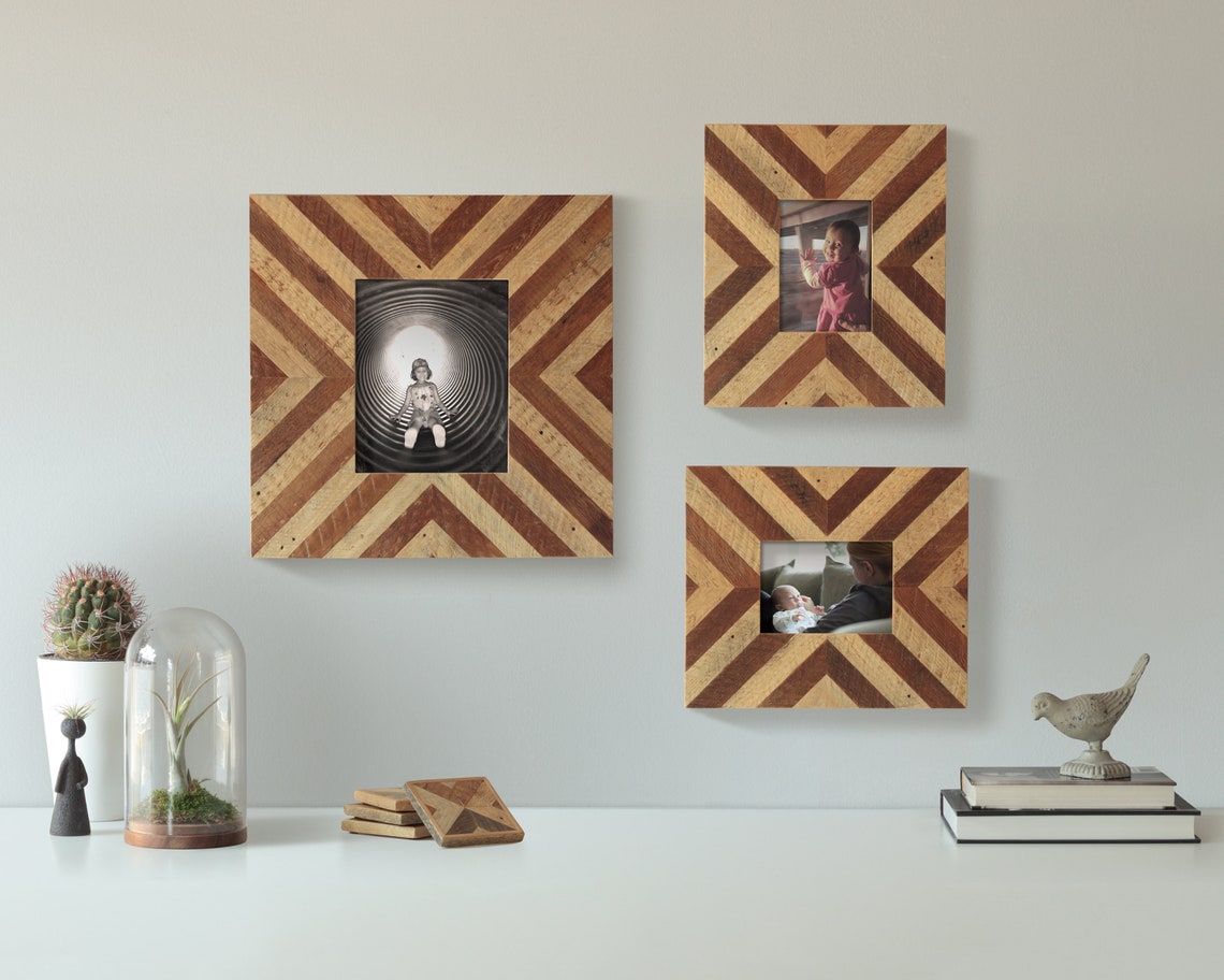 Unique Reclaimed Wood Lath Frames - Etsy