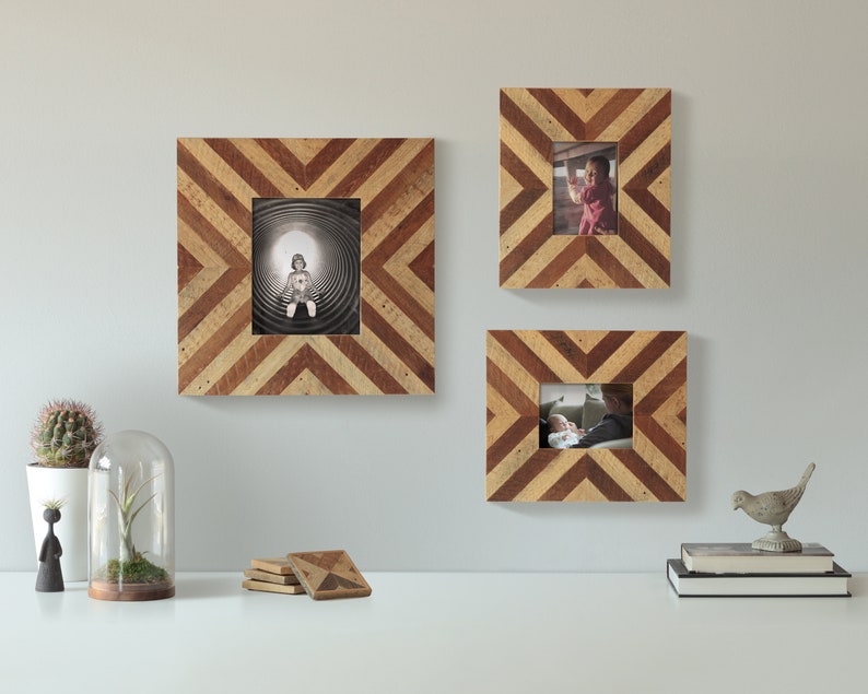Unique Reclaimed Wood Lath Frames - Etsy