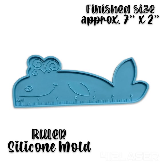 Whale Ruler Silicone Mold Resin Mold Epoxy Mold Silicone - Etsy