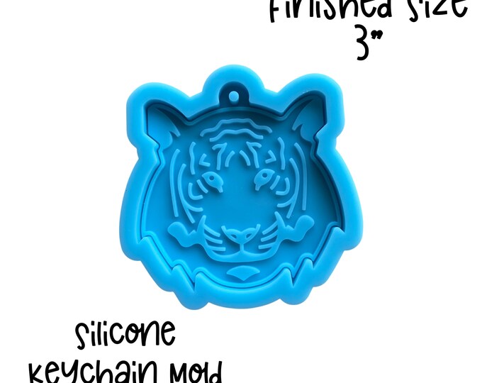 Tiger Silicone Keychain Mold Resin Mold Epoxy Mold Silicone Mold - Etsy