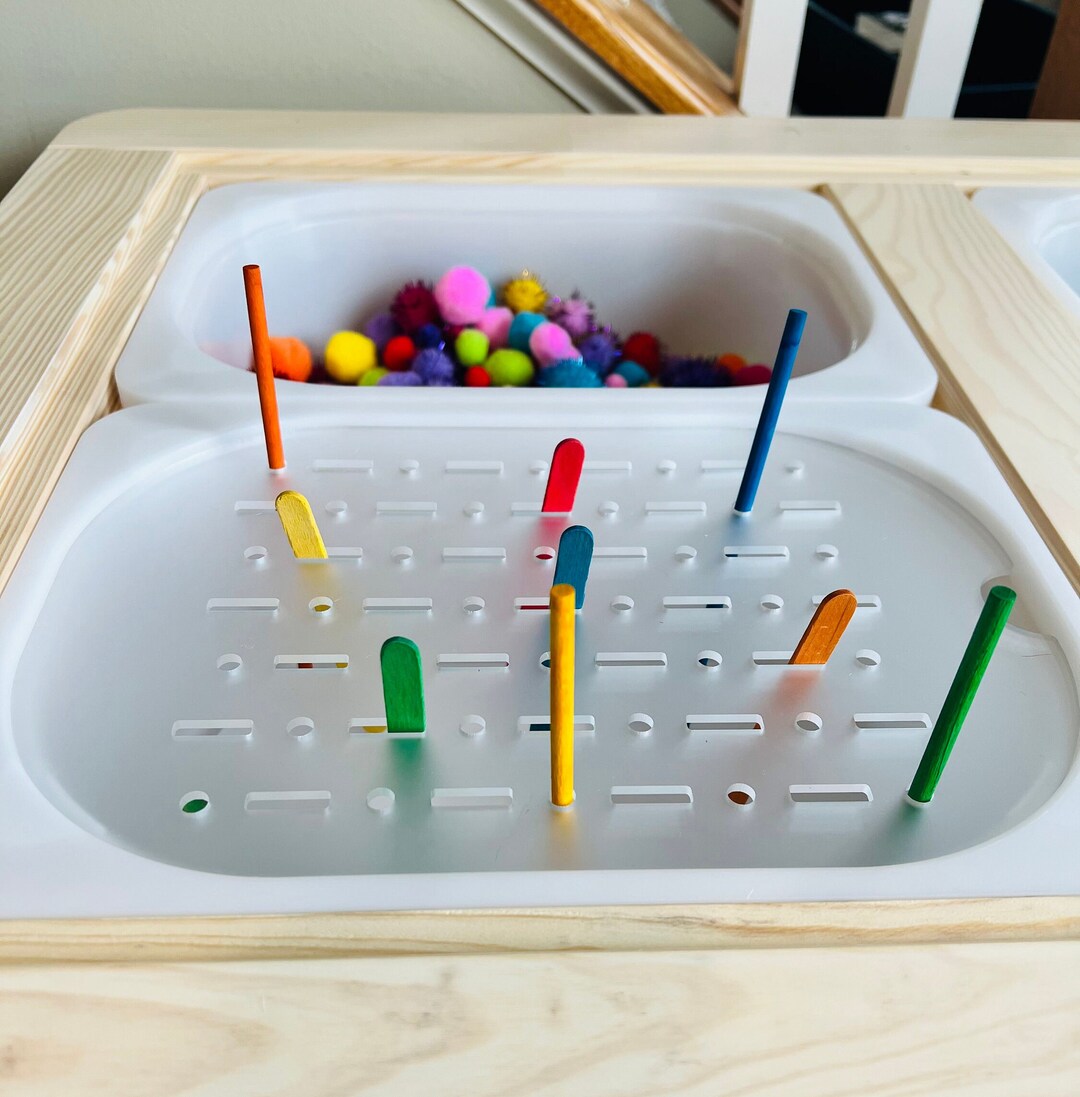 Holes and Slots Sensory Bin Insert for TROFAST Bin, Flisat Table ...