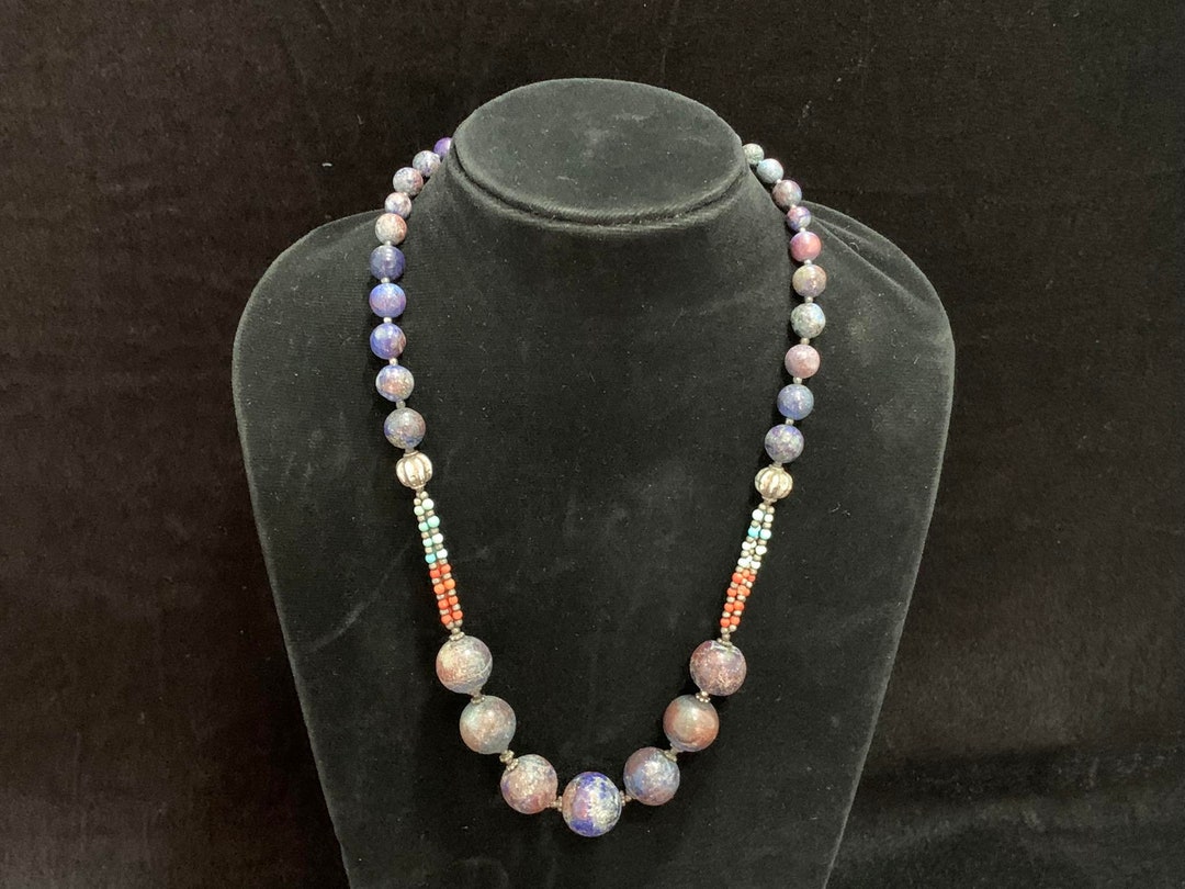 Nepali Red Sodalite Necklace - Etsy