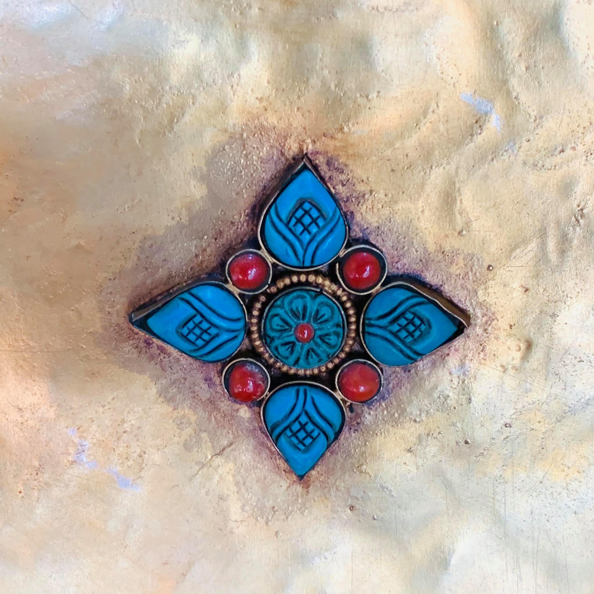 Masterpiece Nepal Jewelry Treasure Box With Gem Inlay - Etsy