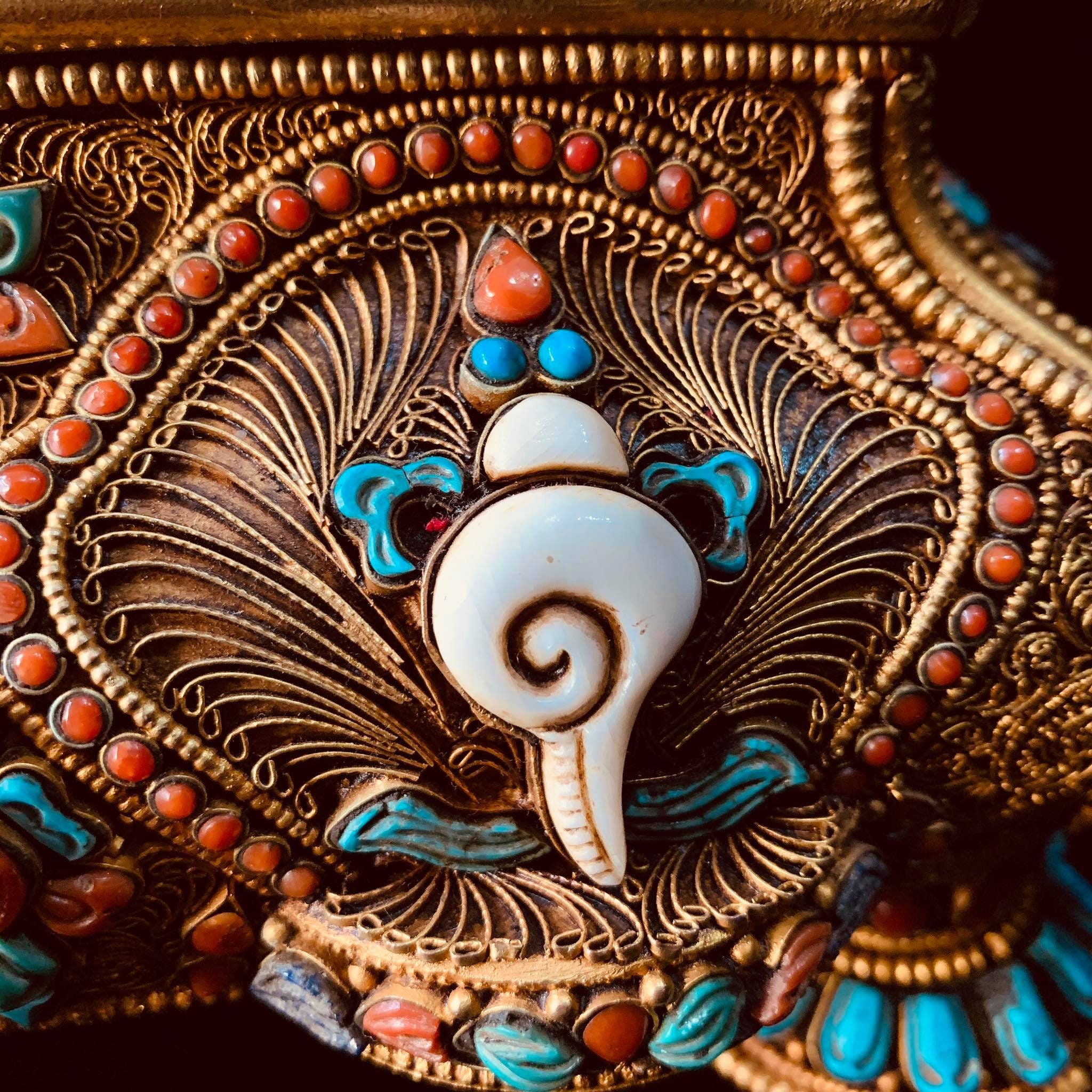 Masterpiece Nepal Jewelry Treasure Box With Gem Inlay - Etsy