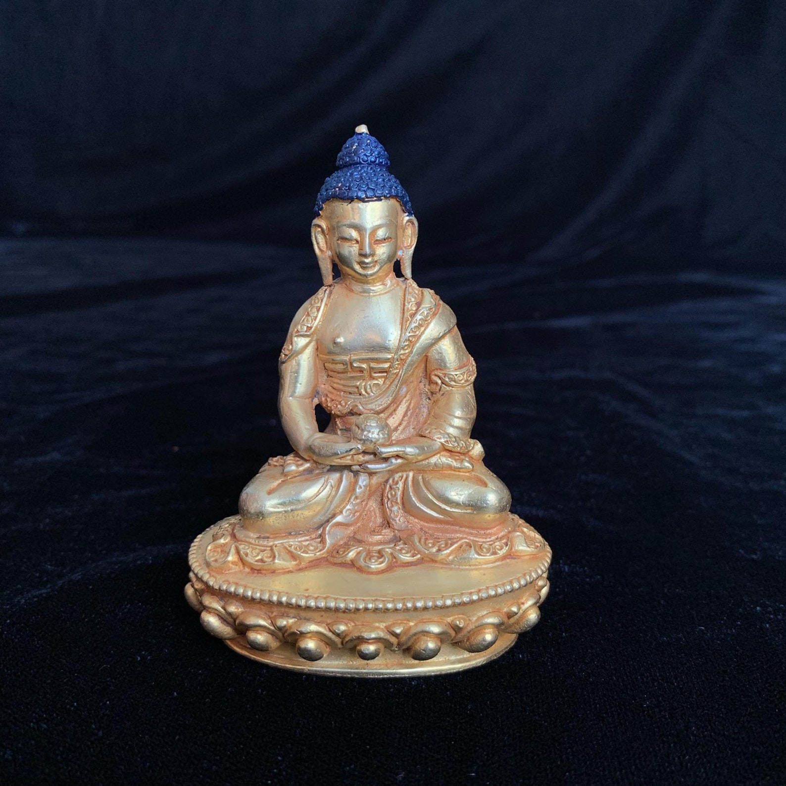 Nepal Gold-plated Pancha Buddha 5 Buddha Set - Etsy
