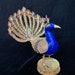 Nepali Gilt Jeweled Lapis Peacock - Etsy