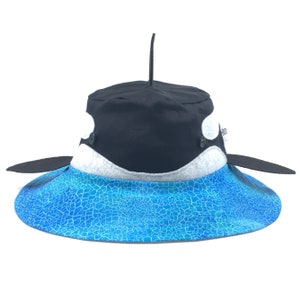 Orca Whale Swimming in Ocean Sun Hat for Kids and Adults. Lots of Fun ...