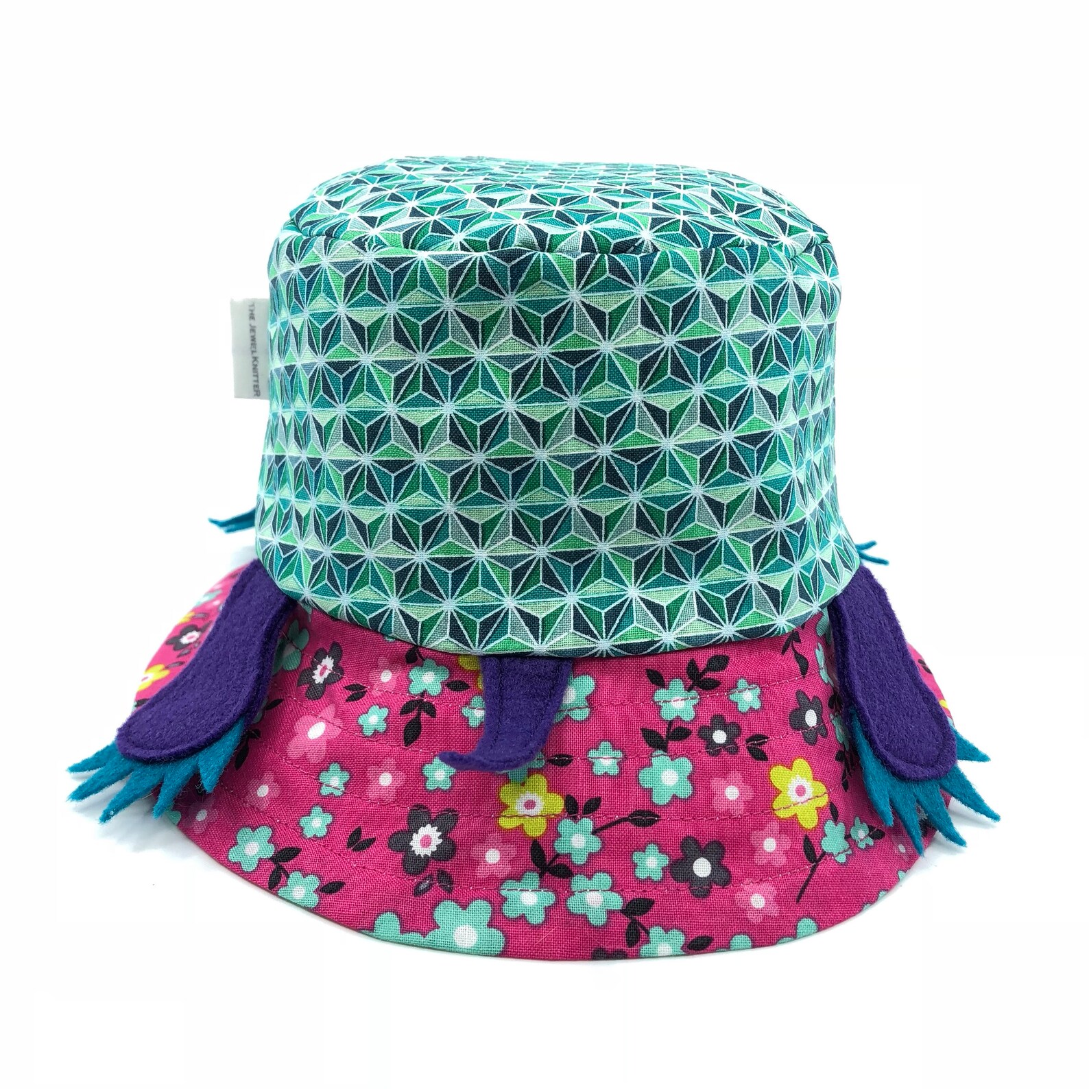 Tortoise Turtle Sun Hat Bucket Hat Pink Purple Teal Summer - Etsy