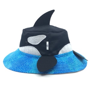 Orca Whale Swimming in Ocean Sun Hat for Kids and Adults. Lots of Fun ...