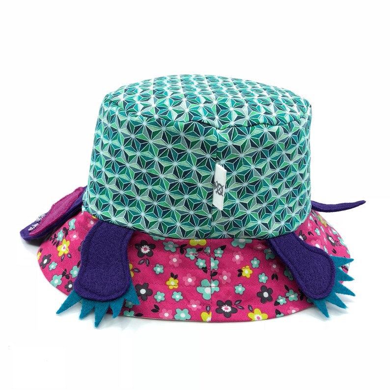 Tortoise Turtle Sun Hat Bucket Hat Pink Purple Teal Summer - Etsy