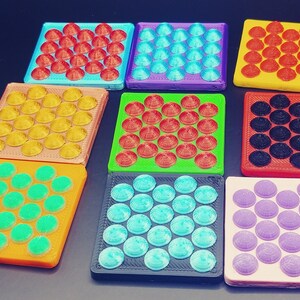 Magnetic Fidget Square With Custom Faces. Dozens of Textures. Perfect ...