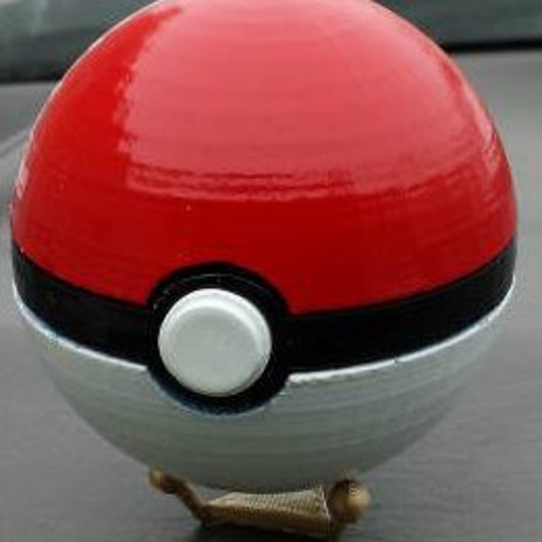 3d Printed Poke Ball - Etsy