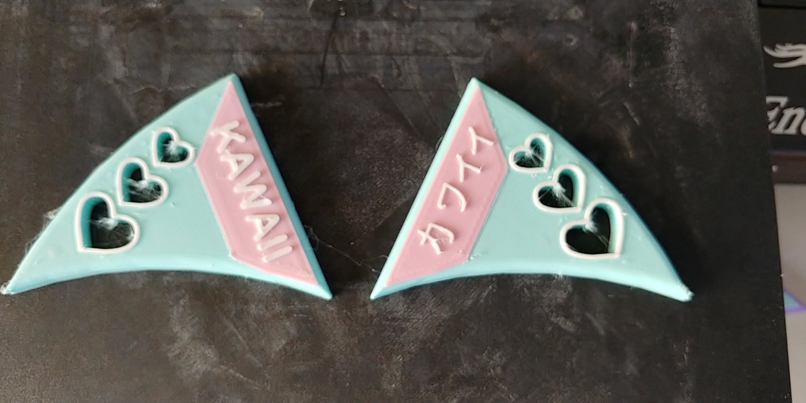 Custom Kawaii Neko Cute Cat Ear With Sakura Blossom Hair Clip - Etsy