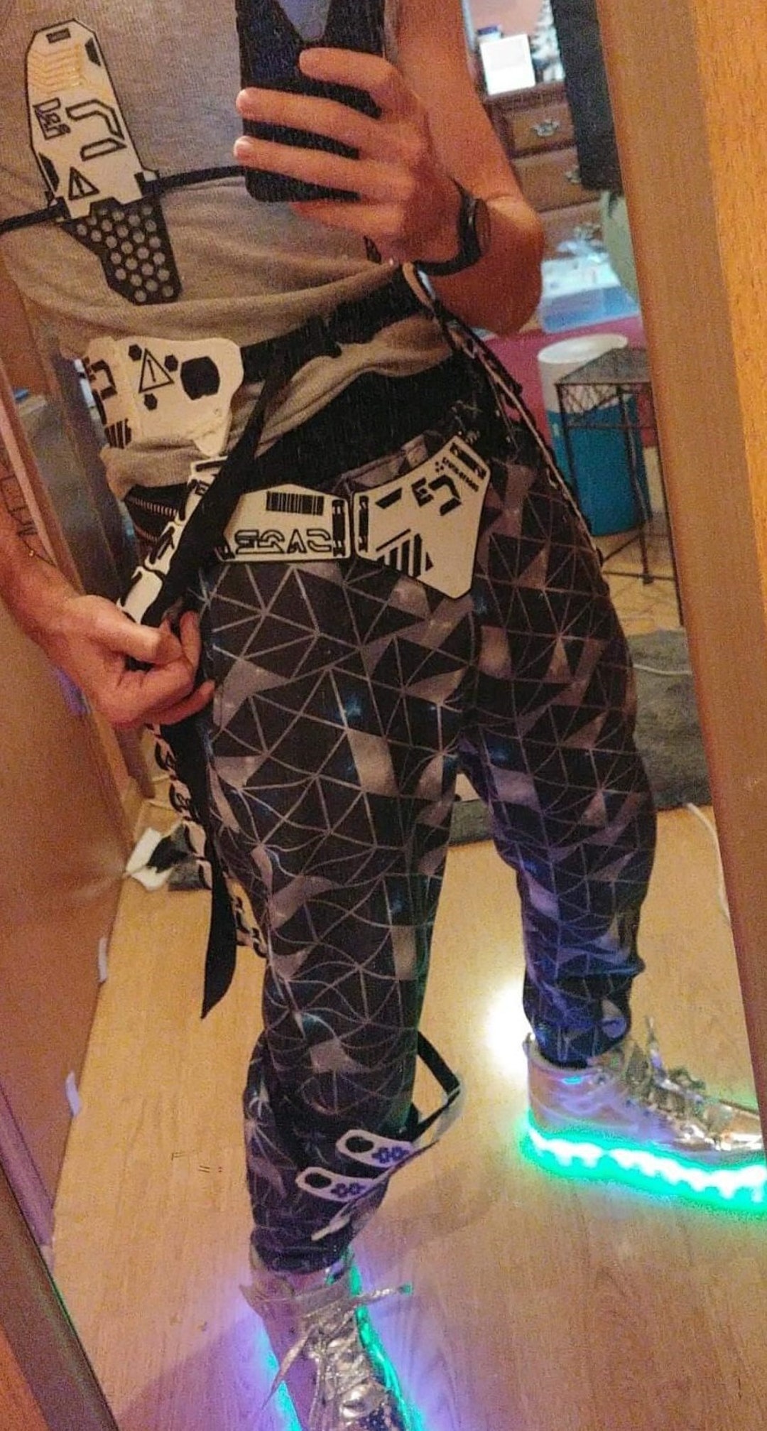 Custom Cyberpunk Tech Techwear Cyber Armor Bikini Microkini ...