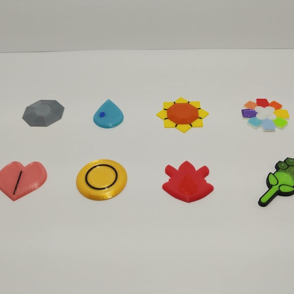 Kanto Gym Badges - Etsy
